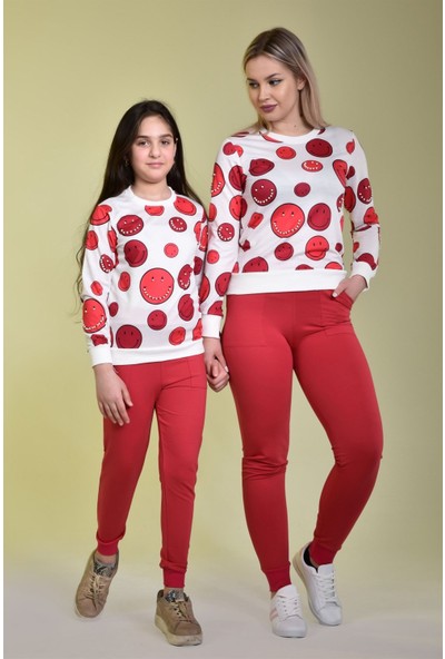 Carolina Collection Kombın Anne ve Kızı Pijama Takımı Carolina Collection Kombın Anne ve Kızı Pijama Takımı