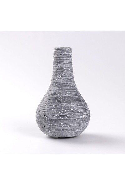 Lukka Home Beton Vazo, Beyaz Eskitme Mini Vazo, Dekoratif Küçük Vazo Lukka Home Beton Vazo, Beyaz Eskitme Mini Vazo, Dekoratif Küçük Vazo
