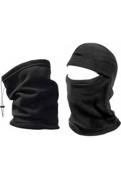 Katmirra Polar Boyunluk ve Kar Maskesi Kışlık Set 2 Set Katmirra Polar Boyunluk ve Kar Maskesi Kışlık Set 2 Set