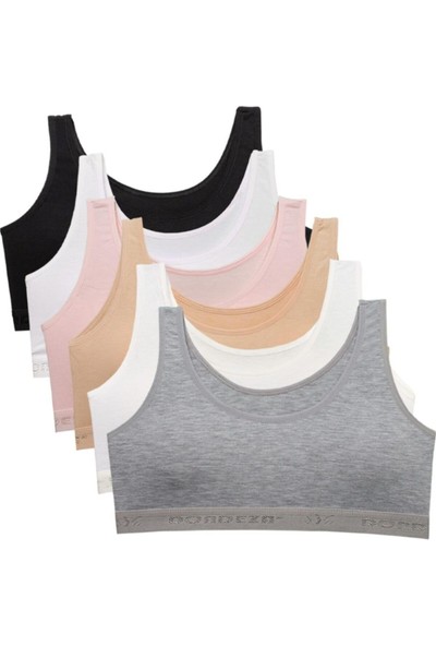 Katmirra Kadın Siyah Kalın Askılı Alıştırma Sütyen 3 Lü