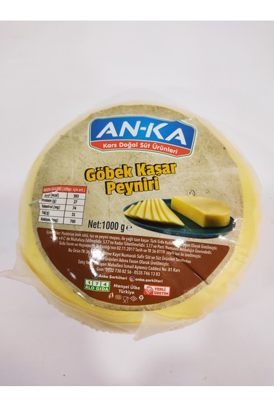 Anka Göbek Kaşar Peyniri