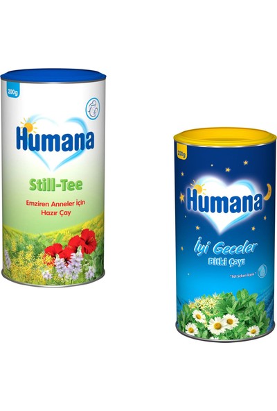 Humana Still Tee 200 gr + Humana Iyi Geceler Bitki Çayı 200 gr Humana Still Tee 200 gr + Humana Iyi Geceler Bitki Çayı 200 gr
