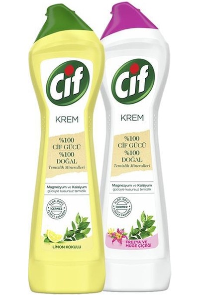 Cif Düvenci Toptan Cif Krem Paketi 2' Li (2 x 500 ml) Cif Düvenci Toptan Cif Krem Paketi 2' Li (2 x 500 ml)