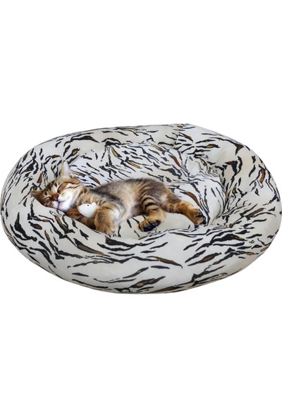 Kedi Köpek Yatağı Boncuk Elyaflı