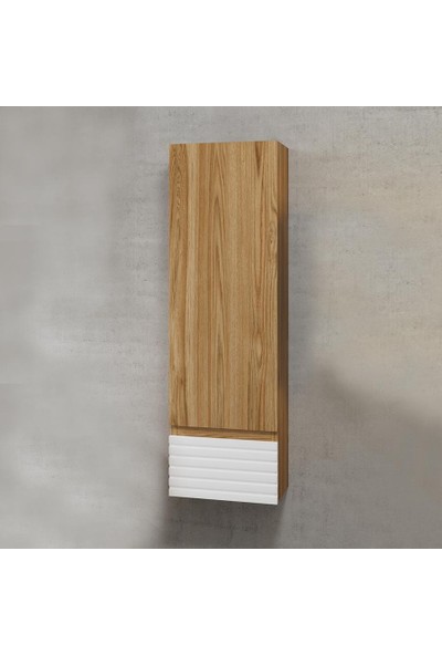 Denko Taylan 30 cm Mdf Beyaz Banyo Boy Dolabı Denko Taylan 30 cm Mdf Beyaz Banyo Boy Dolabı