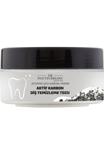 Docteur Blanc Laboratoires Aktif Karbon Diş Beyazlatma Tozu Docteur Blanc Laboratoires Aktif Karbon Diş Beyazlatma Tozu