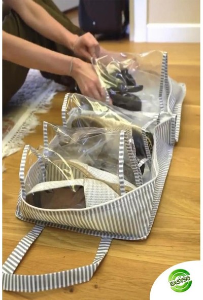 Easyso Yırtılmaz Shoe Tote Ayakkabı Saklama ve Taşıma Çantası Easyso Yırtılmaz Shoe Tote Ayakkabı Saklama ve Taşıma Çantası