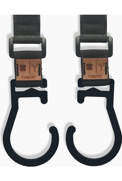 Puset Kancası Bebek Arabası Askı Aparatı 2 Adet Siyah Puset Kancası Bebek Arabası Askı Aparatı 2 Adet Siyah