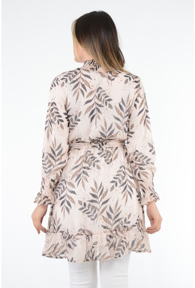 By Piera Yaka Gipe Detaylı Şifon Tunik Elbise 315 By Piera Yaka Gipe Detaylı Şifon Tunik Elbise 315