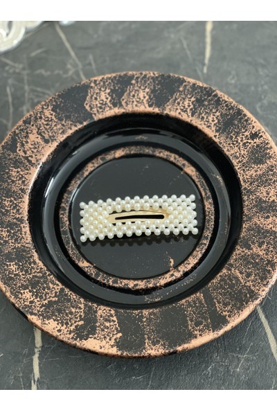 Çelik Online Beyaz Incili Çıt Çıt Toka