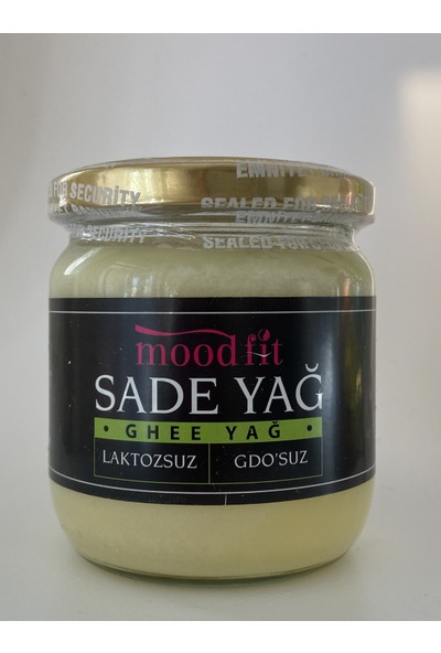 Moodfit Ghee Yağı Sade Tereyağı Inek Sütünden 300 gr Ev Yapımı Moodfit Ghee Yağı Sade Tereyağı Inek Sütünden 300 gr Ev Yapımı