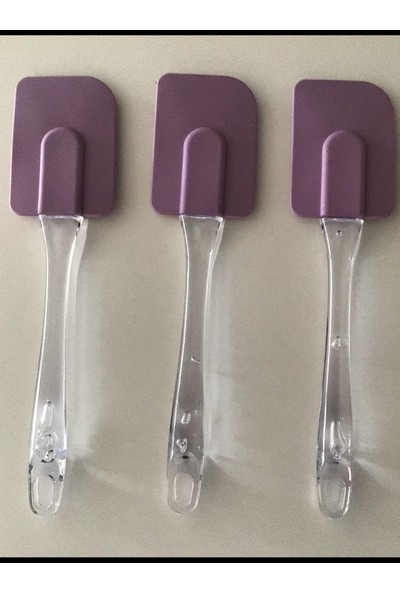 ByBirgül Silikon Şeffaf Sap Spatula (Set)
