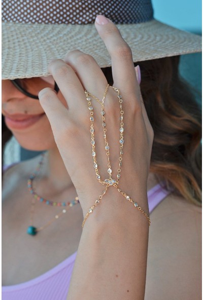 Sacce Scarves&Accessories Sıra Taşlı Şahmeran