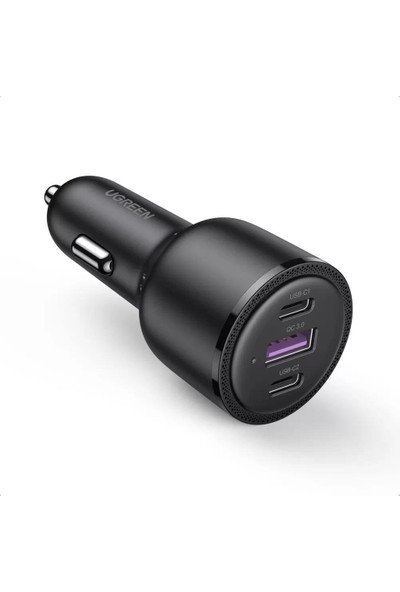 Ugreen Type-C Pd USB 69W Araç Içi 3 Portlu Hızlı Şarj Cihazı