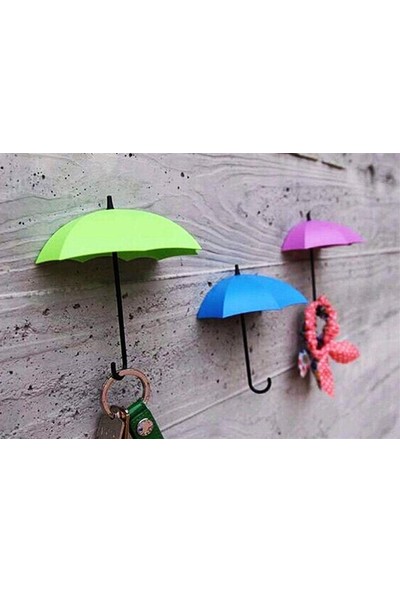 En Yeni Ürün Anahtarlık Askı , Şemsiye Dekoratif Askı 4'lü Set