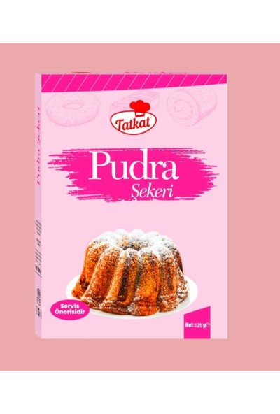 Tatkat Pudra Şekeri 125 gr x 3’lü Paket Tatkat Pudra Şekeri 125 gr x 3’lü Paket