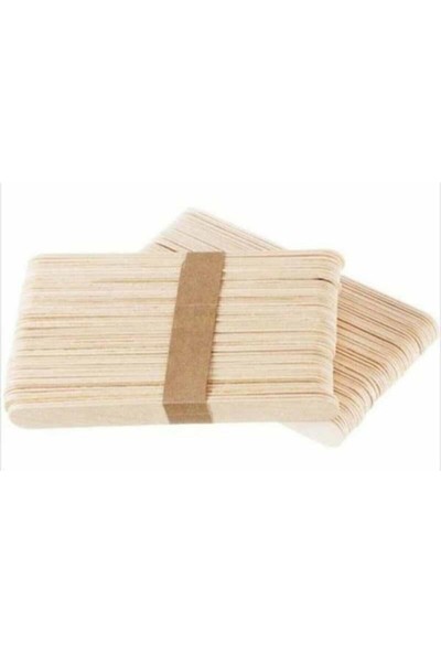 U2 50'li Paket Abeslang Tahta Dil Çubuğu Basacağı - Ağda Spatulası, Spatula