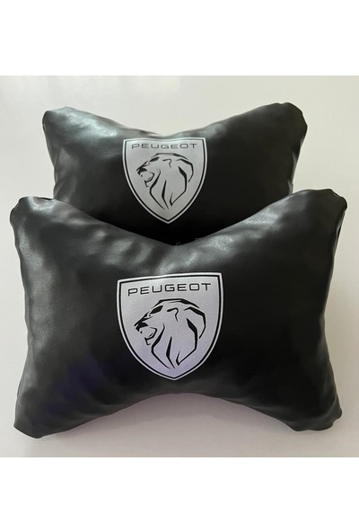 Peugeot Deri Araç Boyun Yastığı 2 Adet Peugeot Deri Araç Boyun Yastığı 2 Adet