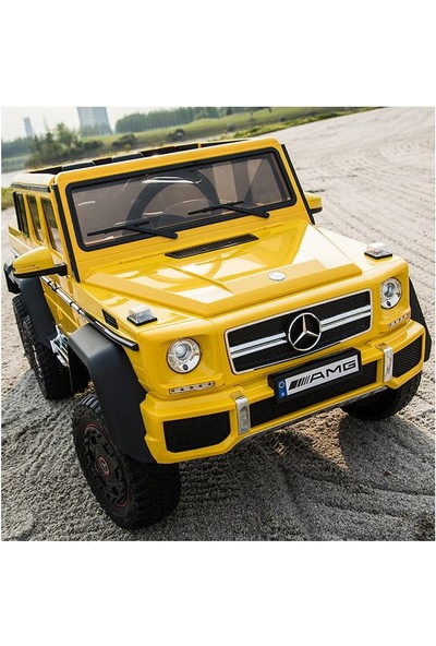 Mens Mercedes 4x4 Jeep 6 Tekerli Ultra Büyük Boy Akülü Araç