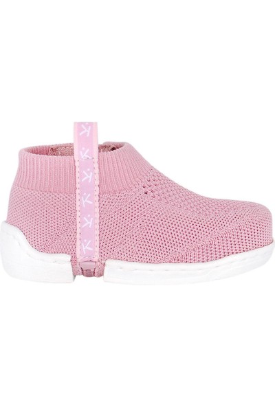 Kız Bebek Esnek Pembe Günlük Ilk Adım Ayakkabısı