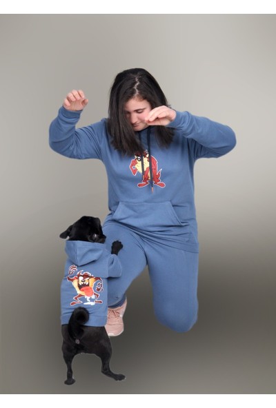 Etta Mavi Evcil Hayvan Takımlı Unisex Eşofman Altı Etta Mavi Evcil Hayvan Takımlı Unisex Eşofman Altı