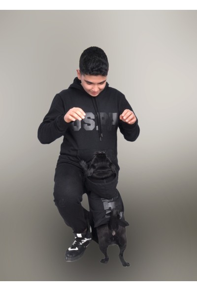 Etta Siyah Evcil Hayvan Takımlı Unisex Eşofman Altı Etta Siyah Evcil Hayvan Takımlı Unisex Eşofman Altı