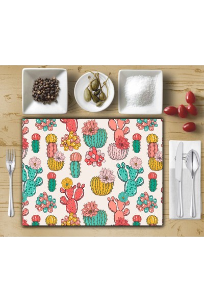 Aşktan Basım Hizmetleri Pvc Kaplama Amerikan Servis 2li Kaktüs