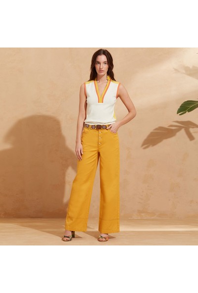 Yargıcı V Yakalı Kolsuz Triko