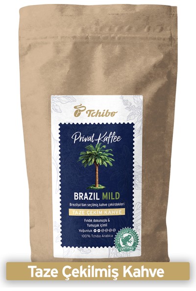 Tchibo Brazil Mild Taze Çekilmiş Kahve 250 gr Tchibo Brazil Mild Taze Çekilmiş Kahve 250 gr