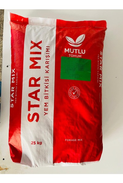 Mutlu Tohum Star Mix Yem Bitkisi Karışımı Tohumu 25KG Mutlu Tohum Star Mix Yem Bitkisi Karışımı Tohumu 25KG