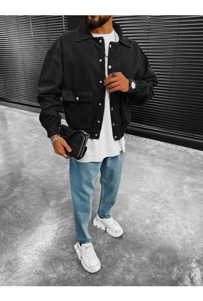 Abluka Online Oversize Kot Pilot Ceket Siyah Abluka Online Oversize Kot Pilot Ceket Siyah