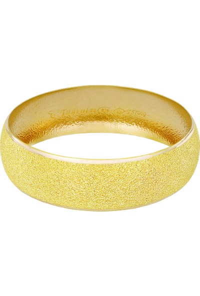 T51 Tuğrul Altın 20 Gr(Gram) 18 mm 22 Ayar Işçiliksiz Bilezik TBC020-4