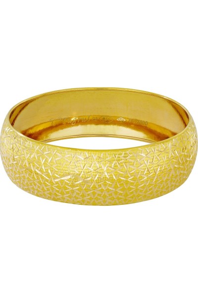 T51 Tuğrul Altın 22 Gr(Gram) 20 mm 22 Ayar Işçiliksiz Bilezik TBC00022-22