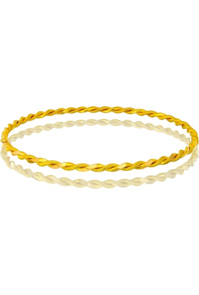 T51 Tuğrul Altın 17 Gr(Gram) 22 Ayar Işçiliksiz Paftalı Burma Bilezik T51 Tuğrul Altın 17 Gr(Gram) 22 Ayar Işçiliksiz Paftalı Burma Bilezik