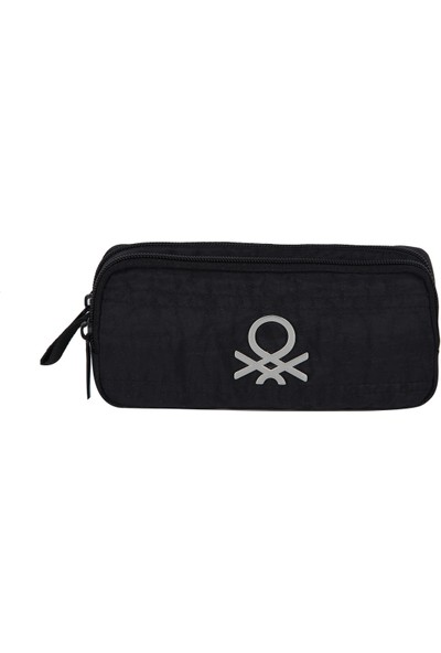 United Colors Of Benetton Çift Bölmeli Krinkıl Kalemlik 70495-1 Siyah United Colors Of Benetton Çift Bölmeli Krinkıl Kalemlik 70495-1 Siyah