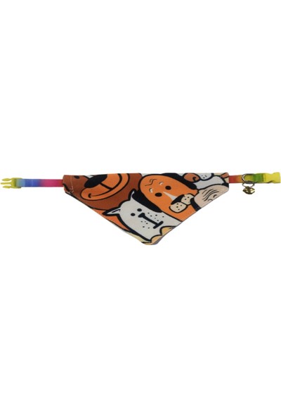 Marka Pati Desenli Fular Bandana Köpek Boyun Tasması Sevimli Köpekler Marka Pati Desenli Fular Bandana Köpek Boyun Tasması Sevimli Köpekler