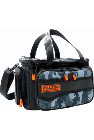 Fujin Black Camo Helper Bag - Balıkçı Çantası Fujin Black Camo Helper Bag - Balıkçı Çantası