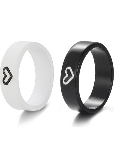 Aomu 2 Adet/takım Basit Çift Yüzük Alaşım Aşk Erkekler ve Kadınlar Sevgililer Günü Hediyesi (Yurt Dışından) Aomu 2 Adet/takım Basit Çift Yüzük Alaşım Aşk Erkekler ve Kadınlar Sevgililer Günü Hediyesi (Yurt Dışından)