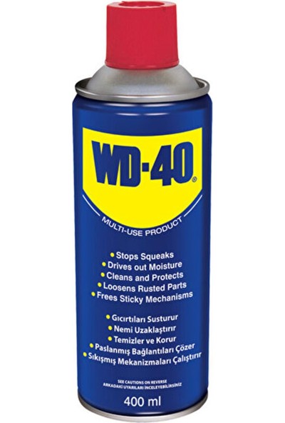 Wd-40 Çok Amaçlı Etkili Koruyucu ve Pas Sökücü 400 ml