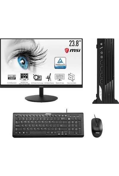 MSI Pro DP21 11M-027XTR Intel Core i3 10105 8GB 256GB SSD 23.8 MSI Pro DP21 11M-027XTR Intel Core i3 10105 8GB 256GB SSD 23.8