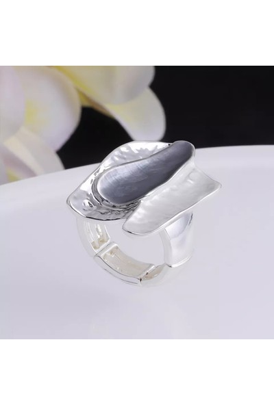 Tonstyle TS001595 Özel Tasarım Yaprak Dökümü Ayarlanabilir Kadın Yüzük