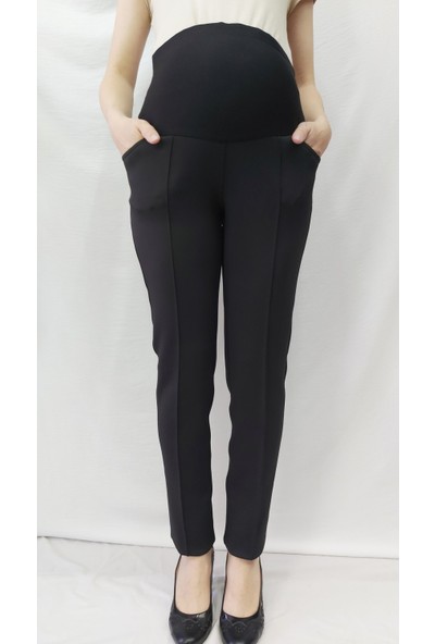Tria Hamile Dalgıç Kumaş Dar Paça Pantolon