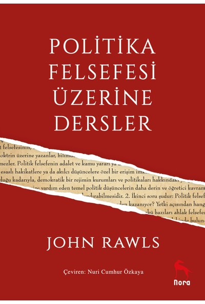 Politika Felsefesi Üzerine Dersler - John Rawls