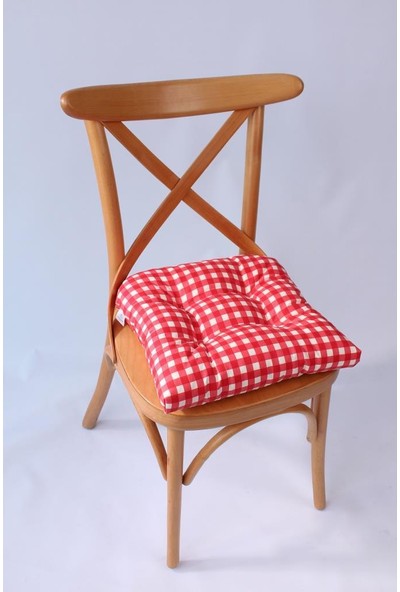 Altın Pamuk Lux Pofidik Pötikareli Sandalye Minderi 40 x 40 cm. Kırmızı Altın Pamuk Lux Pofidik Pötikareli Sandalye Minderi 40 x 40 cm. Kırmızı