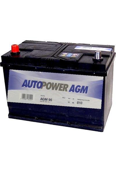 Autopower 95 Amper Agm Akü Start Stop Jel Akü Autopower 95 Amper Agm Akü Start Stop Jel Akü