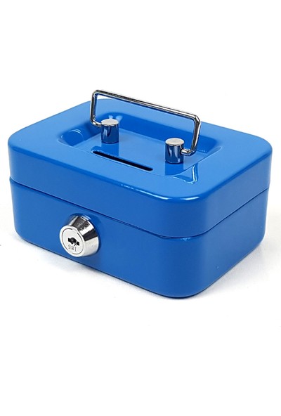 Binbirreyon Bozuk Para Kasası Mini Para Kasası Anahtarlı 11 cm x 8,5 cm X5 cm CF004