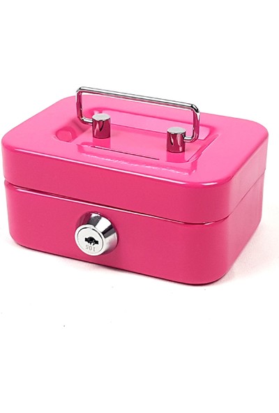 Binbirreyon Bozuk Para Kasası Mini Para Kasası Anahtarlı 11 cm x 8,5 cm X5 cm CF004