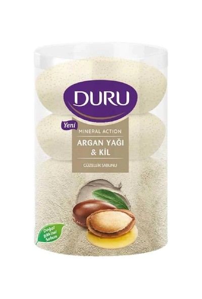 Duru Mineral Action Argan ve Kil Güzellik Sabunu 4 x 110 gr
