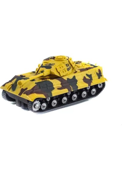 Pasifik Oyuncak Uzaktan Kumandalı Leopar Tank Sesli ve Işıklı Oyuncak AKX527-3