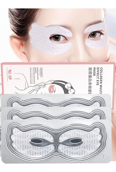 Collagen Kristal Göz Maskesi 5 Adet Kaz Ayağı, Göz Altı Çizgiler, Morluklar Için Collagen Kristal Göz Maskesi 5 Adet Kaz Ayağı, Göz Altı Çizgiler, Morluklar Için